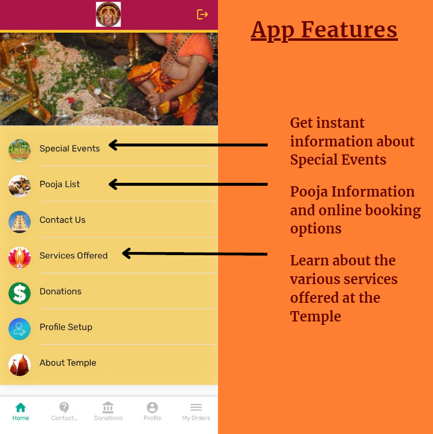 SVK Temple Mobile App